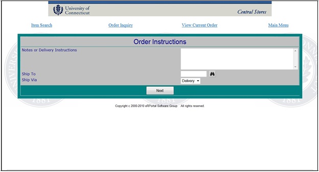 User's Guide | Warehouse - Facilities Operations