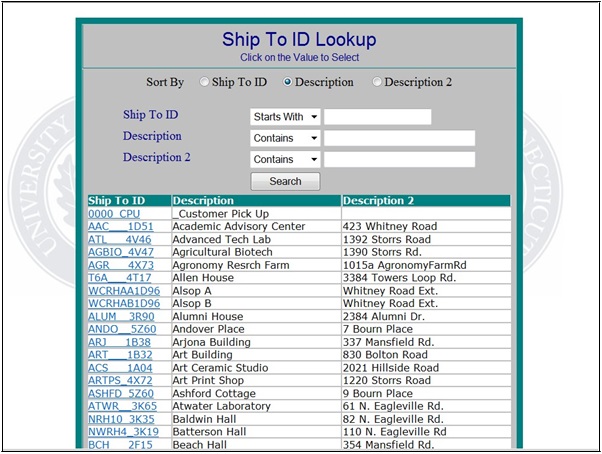 User's Guide | Warehouse - Facilities Operations